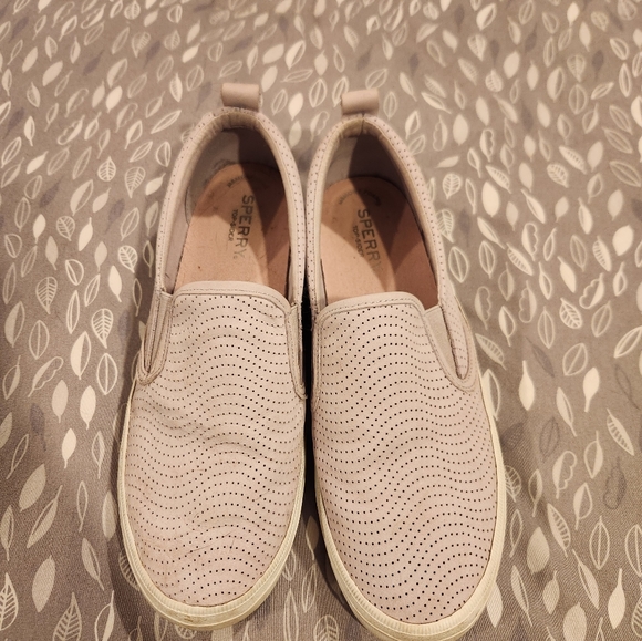 Sperry | Shoes | Sperry Womens Crest Twin Gore Leather Wave Perforated ...